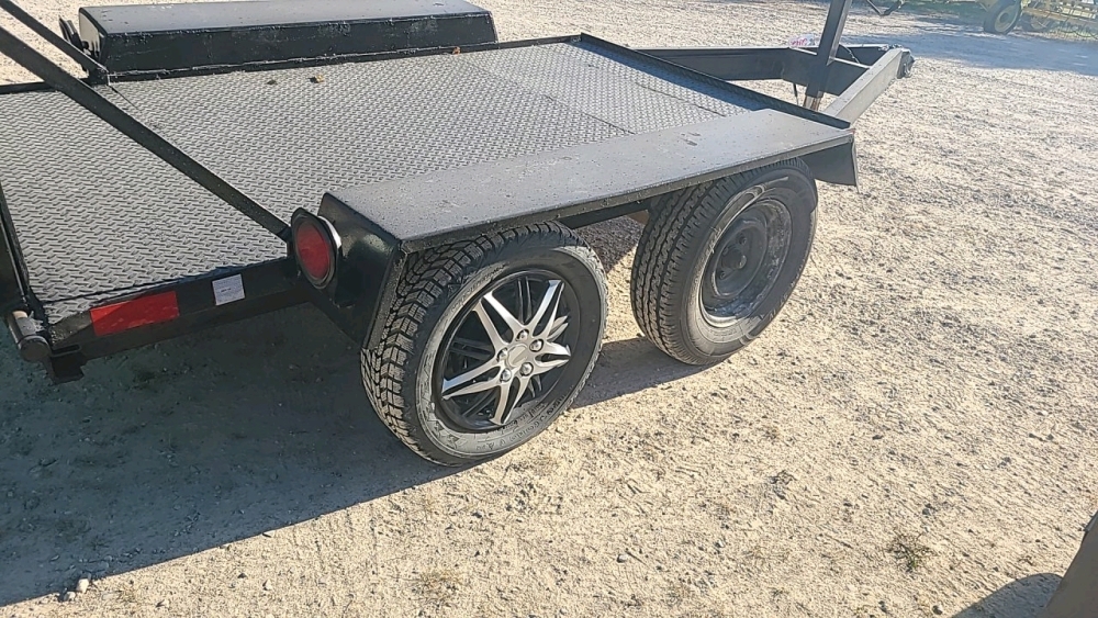 4ft x 8ft Tandem Trailer with Ramps