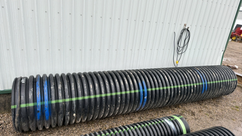 24in x 13.25ft Length of Black Culvert Pipe