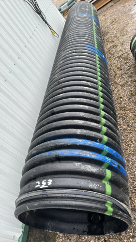 24in x 13.25ft Length of Black Culvert Pipe