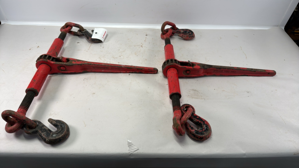 (2) Ratchet Chain Binders