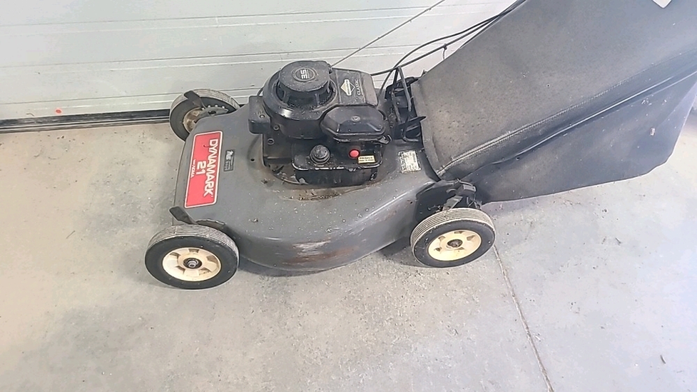 Dynamark 21in Push Lawn Mower with Bagger