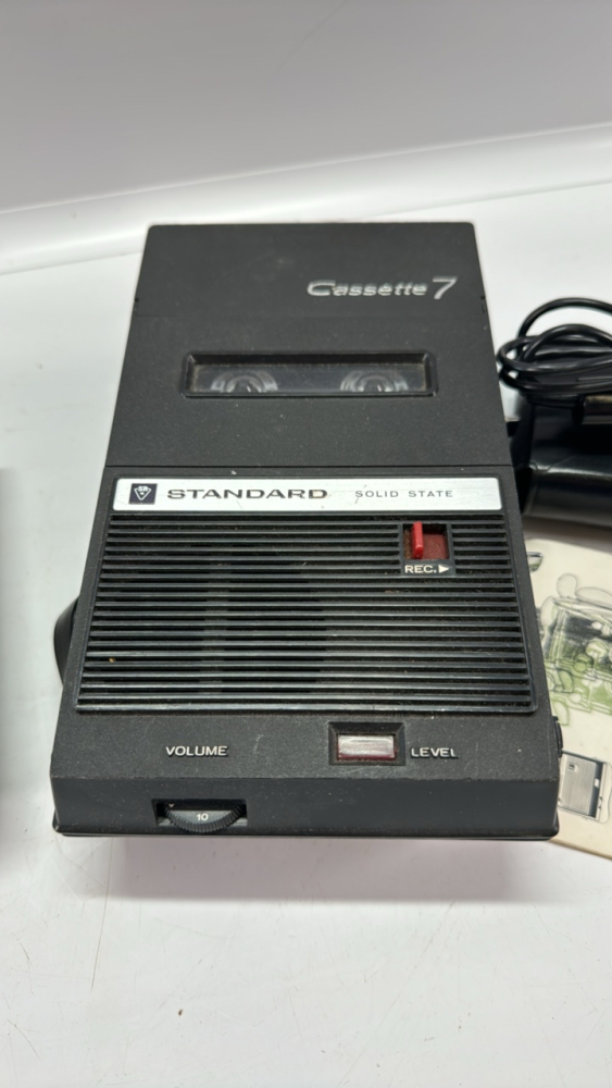 Clock and Cassette Recorder -See Notes