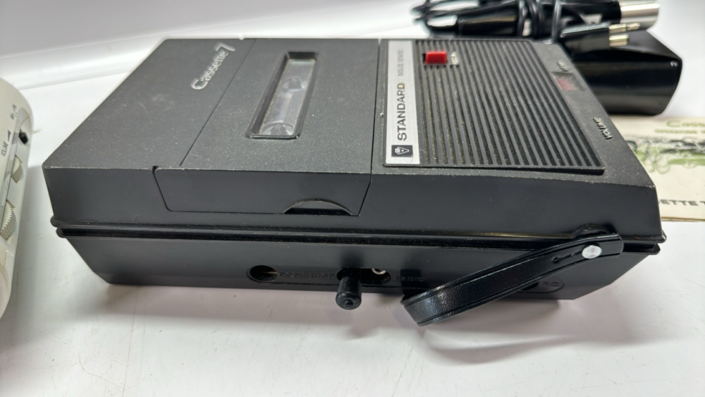 Clock and Cassette Recorder -See Notes