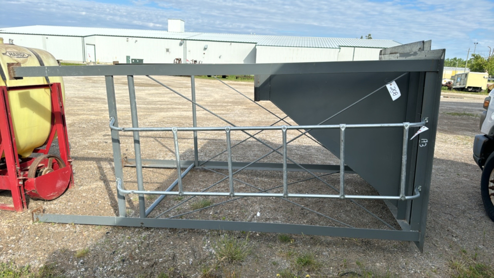 Steel Hopper/Bagging Station Stand