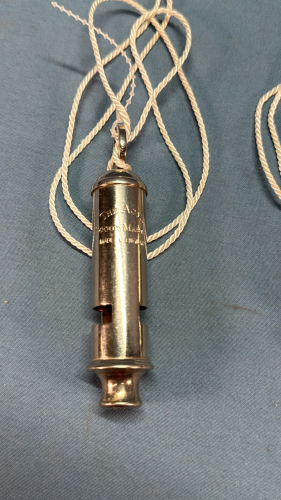 4 Metal Whistles -See Notes