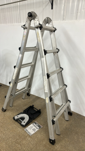 Aluminum Telescopic Articulating Ladder -See Notes