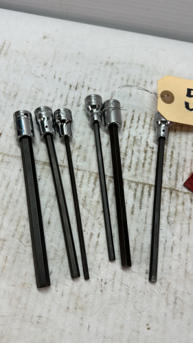 Snap-On 3/8in Drive Allen Key Sockets -See Notes