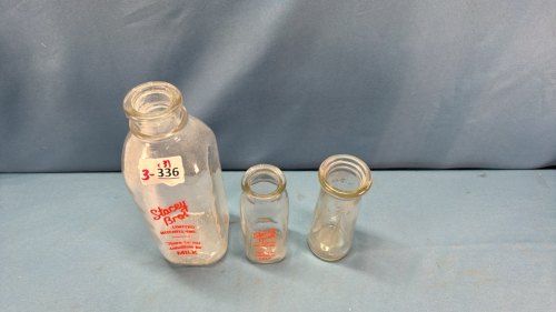 Milk Bottle Lot - See Notes